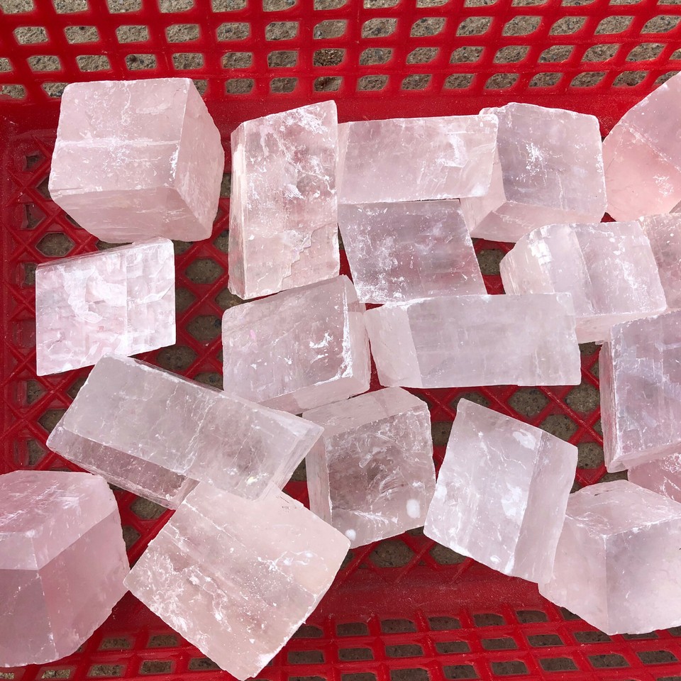 Top! Natural iceland spar crystal mineral Teaching specimen 1PC 50G+ | eBay
