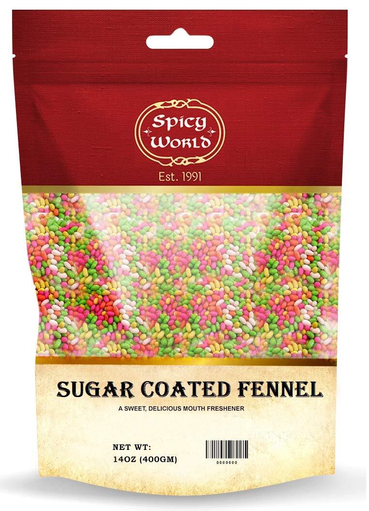 Sugar Coated Fennel Seeds 14 Oz (400g) | Sweet Sauf (Candy) | Mouth ...
