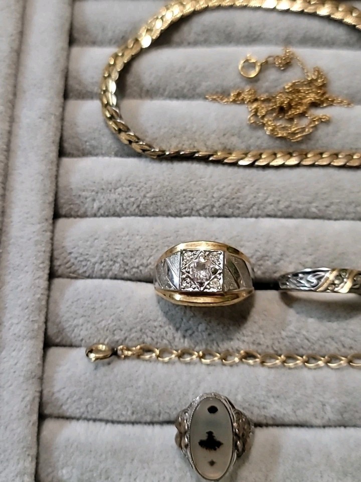 61+ Grams 1/10/20-10K 12K 14K 18K Mixed Lot Gold Filled Scrap GF, GP ...