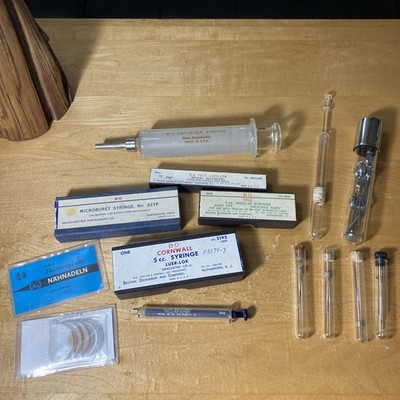 Vintage Medical Supplies Lot. Becton,Dickinson &co., Micro-metric Co ...