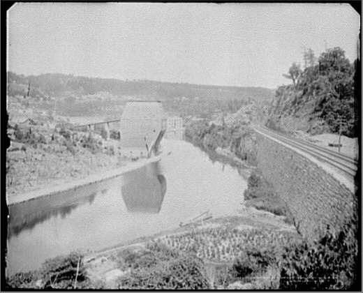 Photo:West Shore Railroad and Erie Canal at Little Falls, N.Y. | eBay