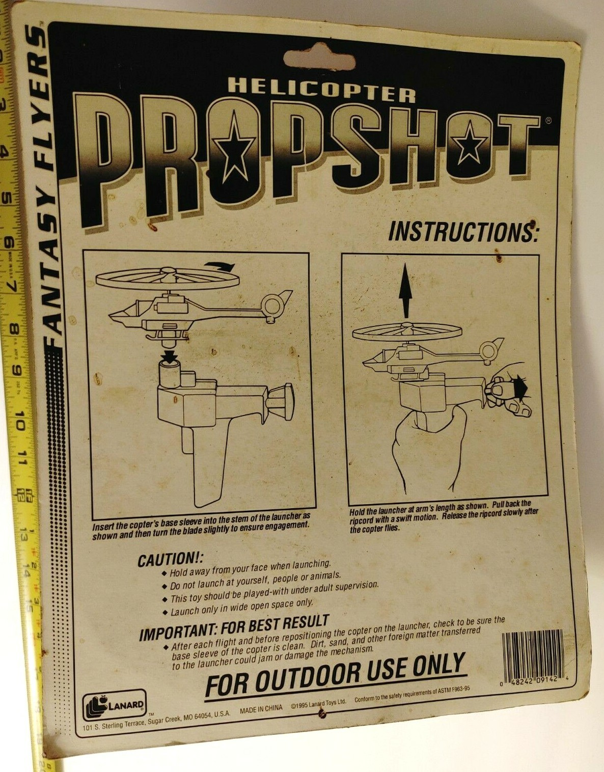 Lanard Prop Shot Propshot Helicopter #9142 for sale online | eBay