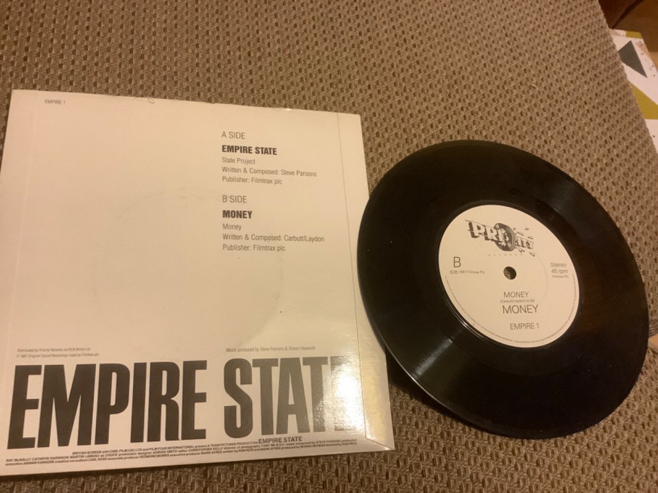 State Project Empire State 7" vinyl UK Filmtrax 1987 Album mix b/w ...