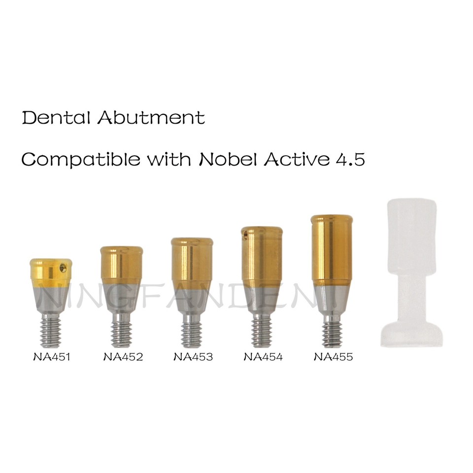 Tapered Overdenture Locator Abutment Fits Nobel Biocare Active NP/RP ...