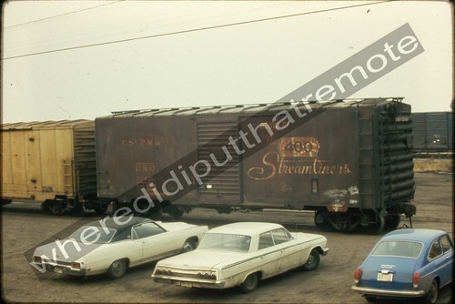Orig. Slide Chicago St. Paul MNPLS & Omaha CMO 22426 Boxcar Proviso IL ...