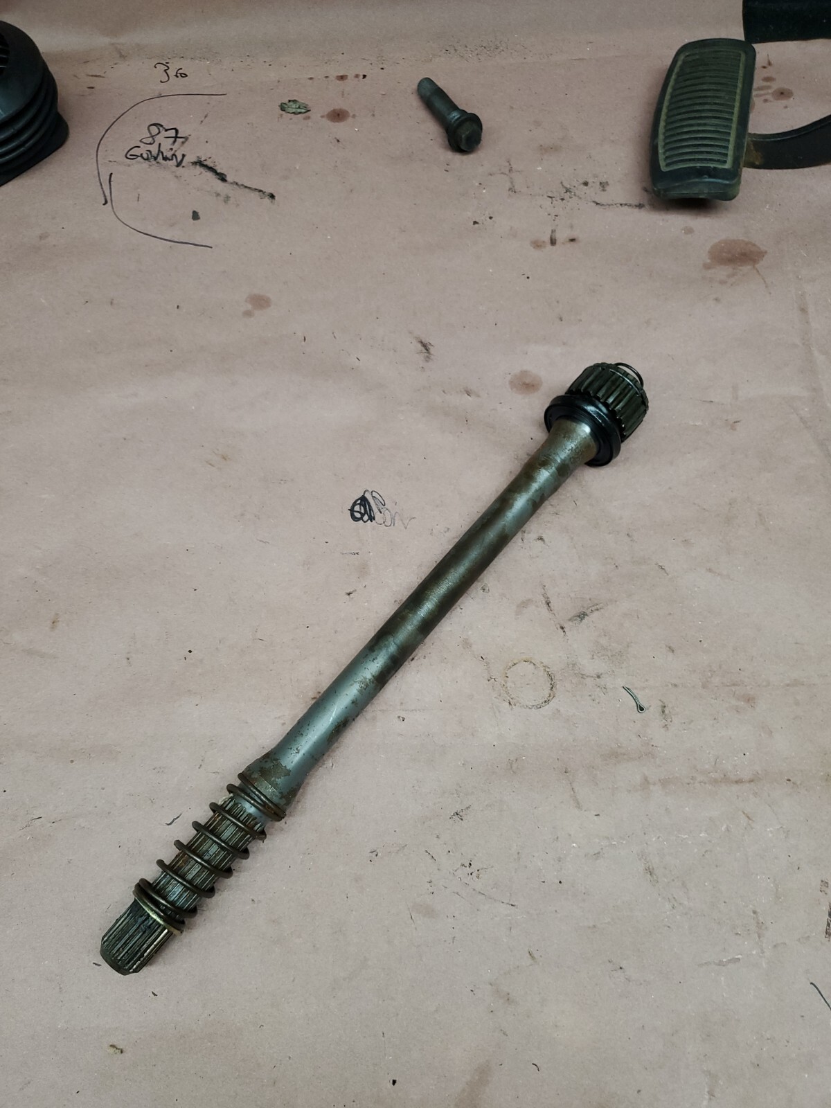 1987 Honda Goldwing Gl1200 Final Drive Shaft (Bin 302) | eBay