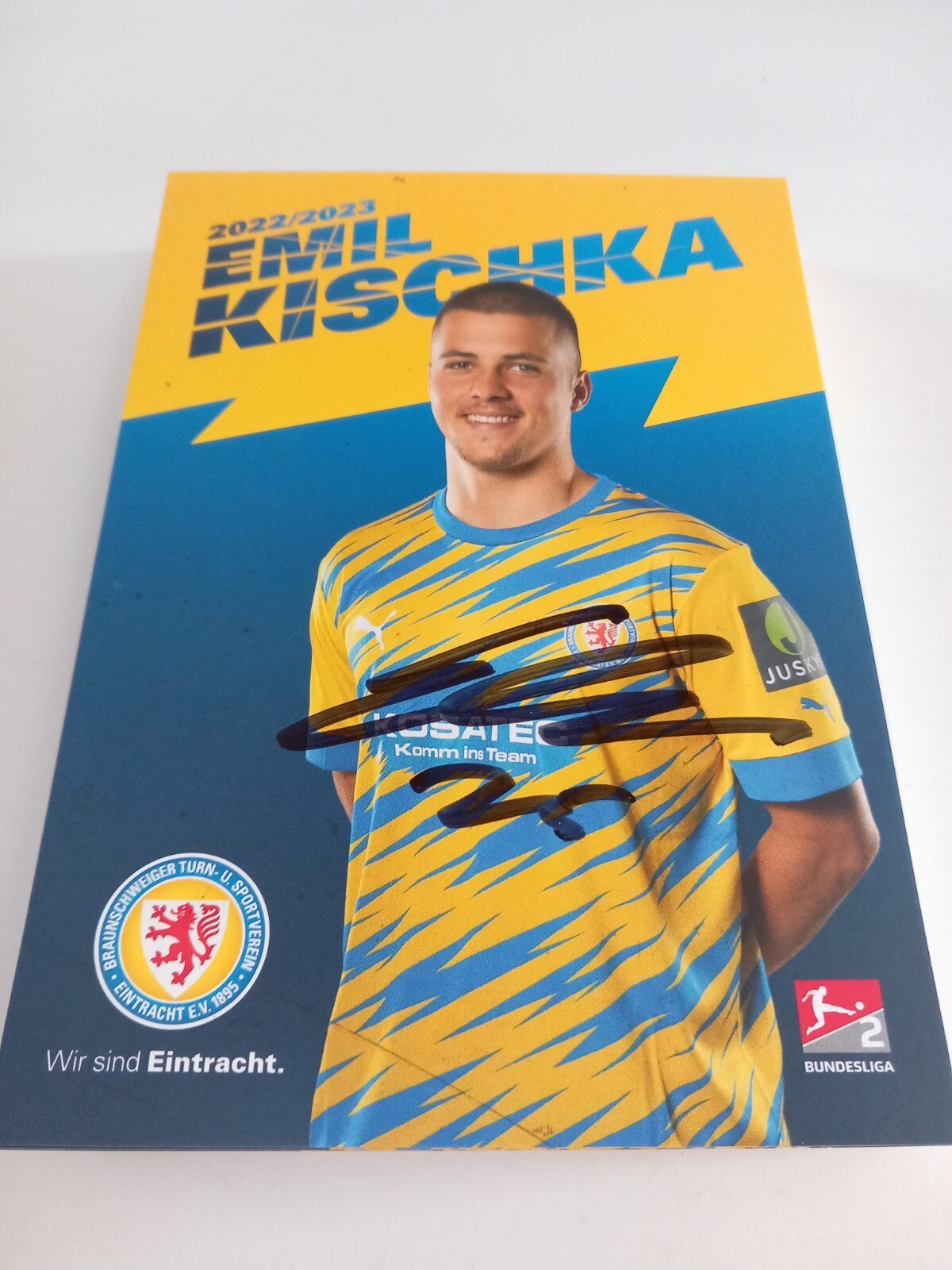 Signierte AK Emil Kischka Eintracht Braunschweig NEU | eBay