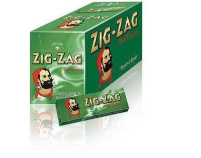 100xPks of Zig Zag Green cigarette papers rizla Full Box | eBay UK
