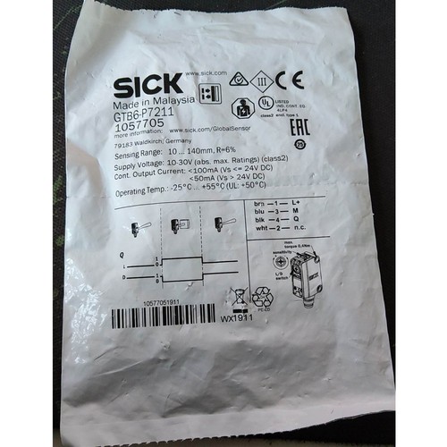 one NEW SICK Photoelectric switch sensor GTB6-P7211 1057705 Fast ...