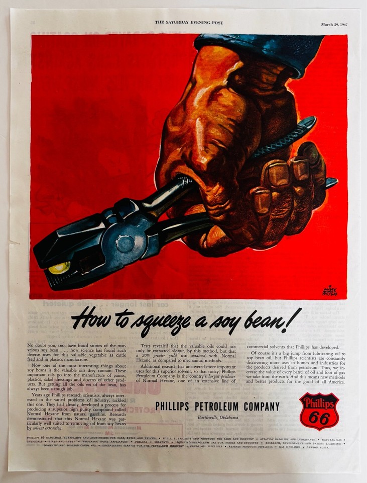 1947 Phillips 66 Petroleum Advertisement Vintage Gasoline And Oil DWWW6 ...