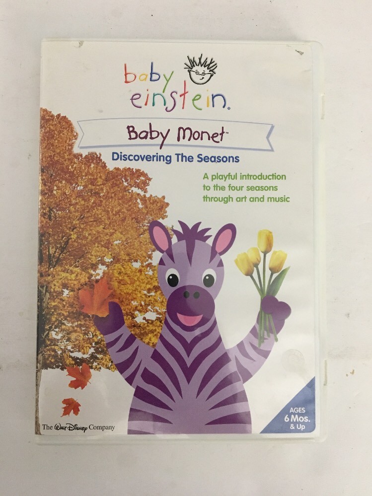 DISNEYS BABY EINSTEIN BABY MONET DISCOVERING SEASONS(DVD,2005)TESTED ...