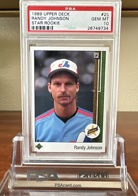 1989 Upper Deck Star Rookie Randy Johnson #25 - PSA 10 GEM MINT | eBay