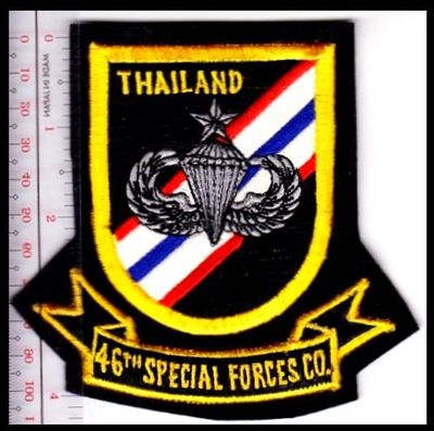 Green Beret US Army Thailand 46th Special Forces Company Senior Wings ...