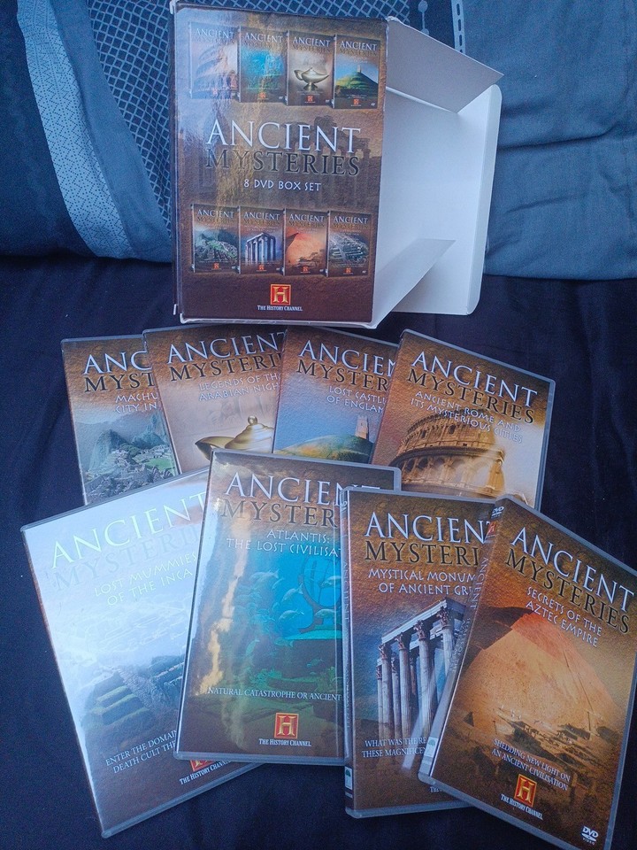 Discovery & History Channel Boxsets (x8 Dvd each) Unexplained ...