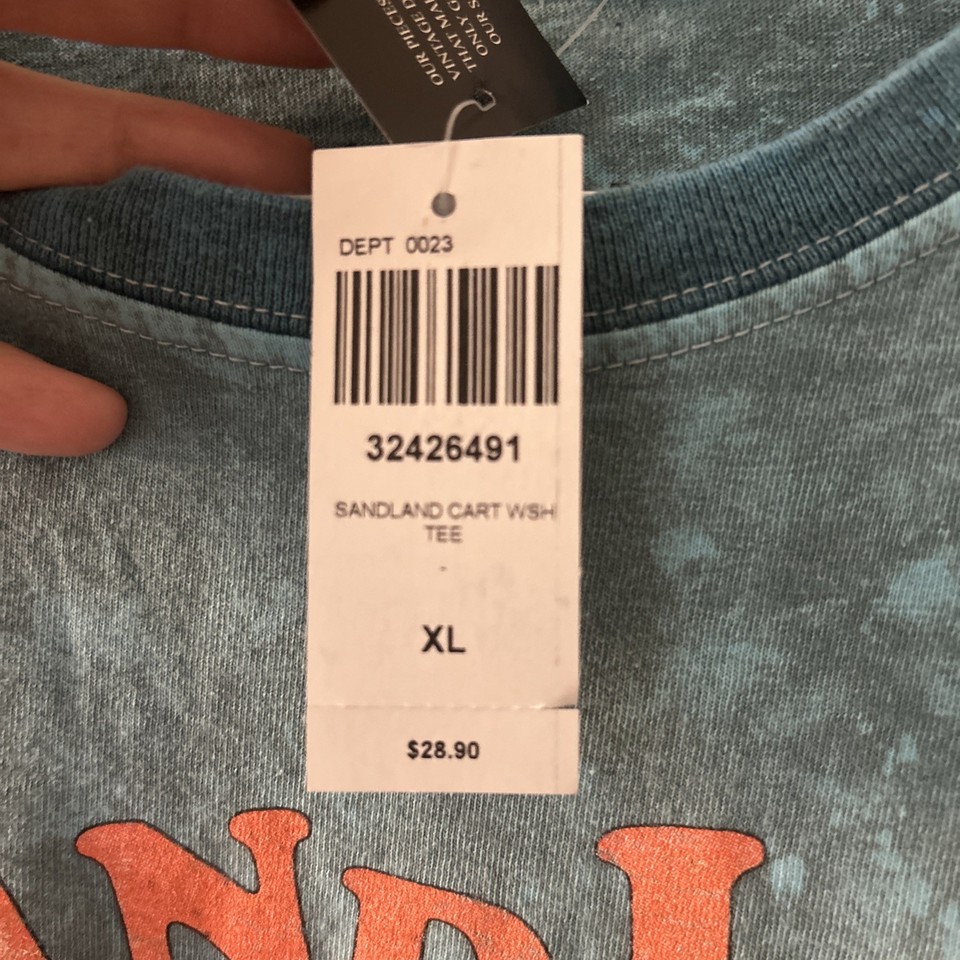 Sand Land Anime blue short sleeve shirt size - Hot Topic Size XL | eBay