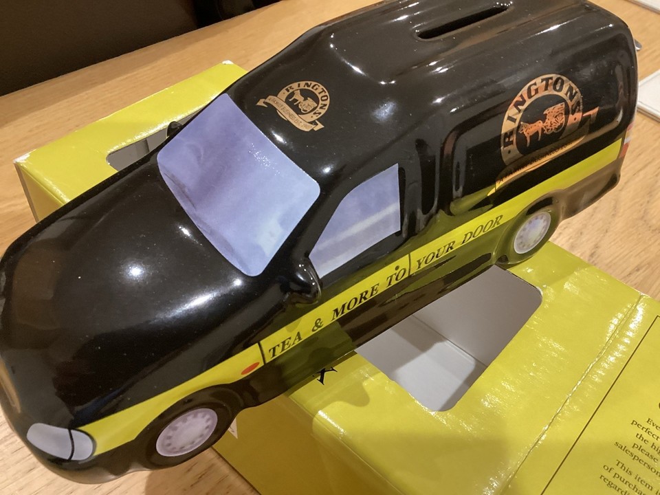 Ringtons Tea Collectable Ford Escort 55 Diesel Van Ceramic Money Box ...