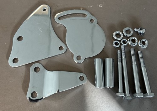 GM Type 2 Power Steering Pump Bracket Small Block Chevy SWP Chrome | eBay