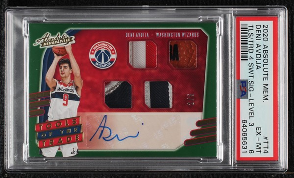 2020-21 Panini Absolute Memorabilia - Tools of the Trade Four Swatch ...