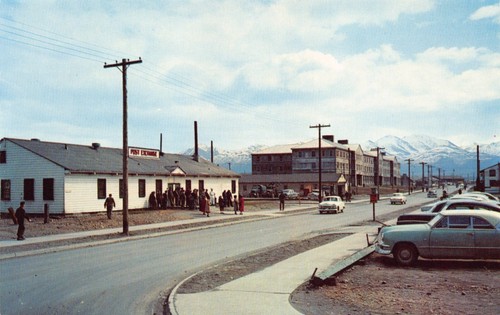 AK~ALASKA~ANCHORAGE~ELMENDORF AFB~POST EXCHANGE & ONE OF MANY NEW ...