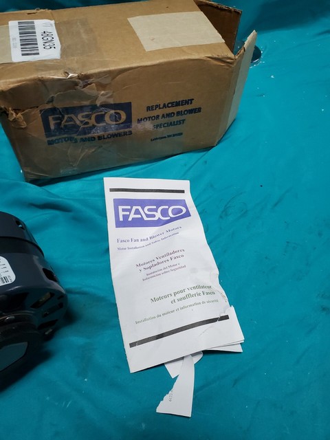 Motor 115v 1.15 HP 850 RPM Fasco D1089 for sale online | eBay