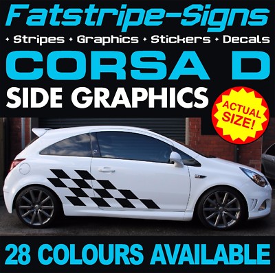 to fit VAUXHALL CORSA D GRAPHICS STICKERS STRIPES DECALS OPEL VXR SXI ...