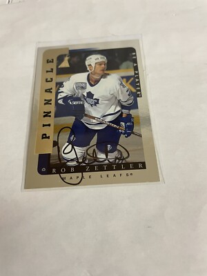 1996-97 Pinnacle Be A Player Silver Autograph Rob Zettler (#64) | eBay