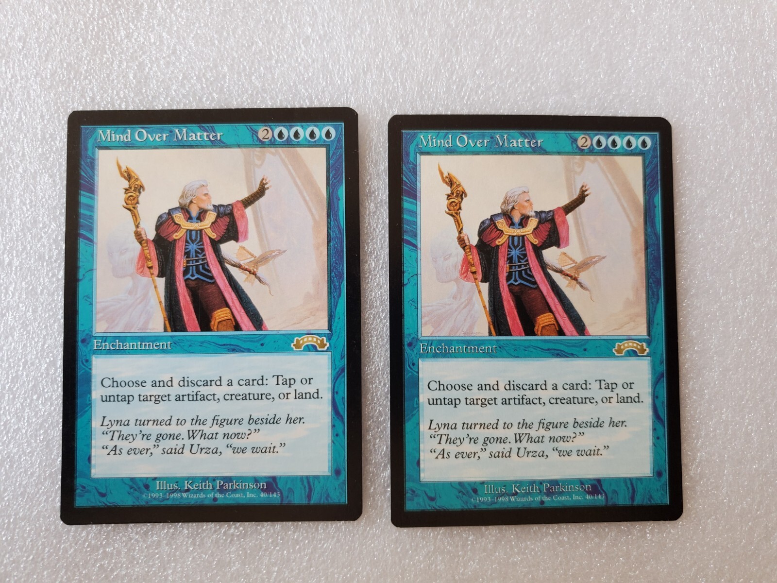 MTG 2x Mind Over Matter Exodus 40/143 Regular Rare x2 Adult Owned LP | eBay