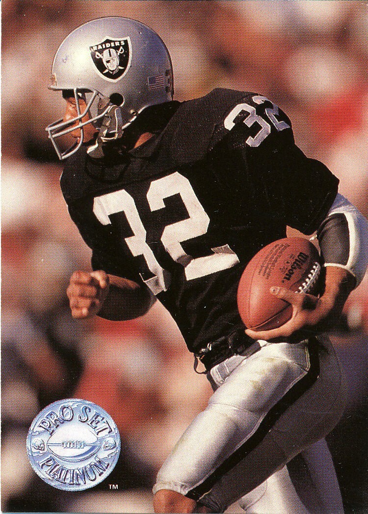 1991 PRO-SET PLATINUM Marcus Allen RAIDERS HOF | eBay