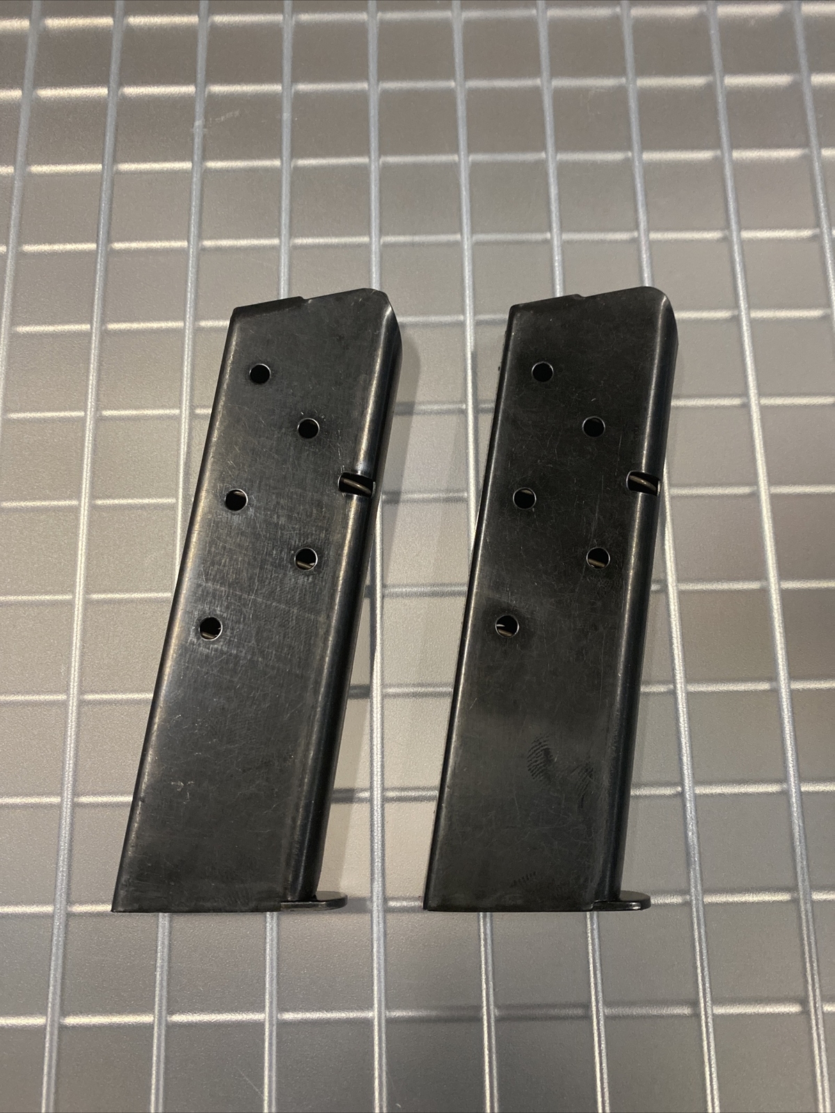 2 PACK!!! 1911 7RD 45ACP MAGAZINE GI STAMPED BOTTOM (GI457 ...