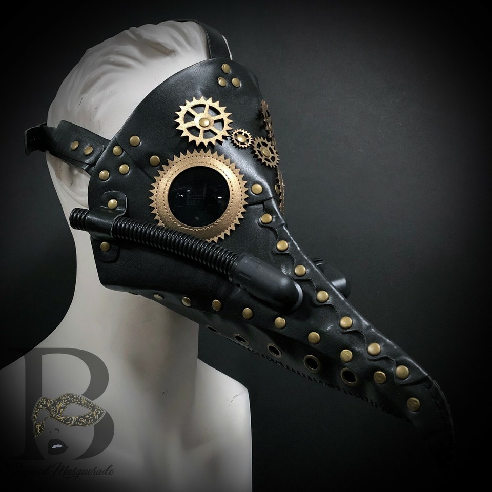 Plague Doctor Mask Long Nose Raven Bird Mask for Halloween Cosplay ...