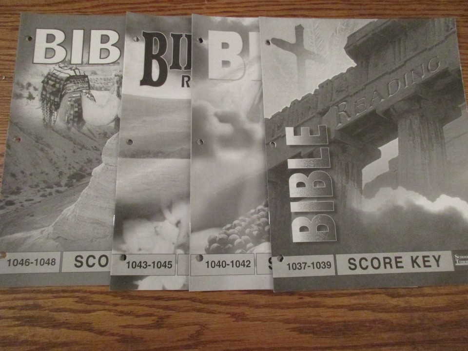 PACES Bible Reading 1047-1048 plus Score Keys 1037-1048 | eBay