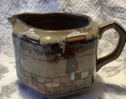 Deldare Ware Buffalo Pottery Creamer 1925 | eBay