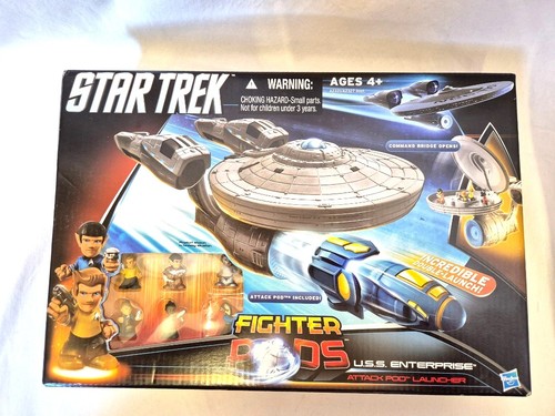 2013 STAR TREK FIGHTER PODS USS ENTERPRISE ATTACK POD LAUNCHER SERIES 1 ...