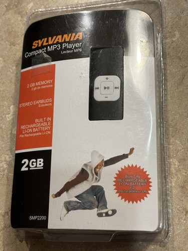 Sylvania SMP2200 MP3 Black (2 GB) Digital Media Music Player New Sealed ...