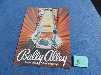 1973 Bally BALLY ALLEY video bowling game advertising brochure | eBay