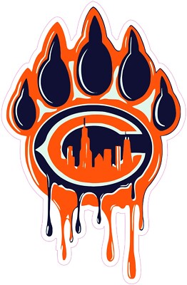 Chicago Bears Football Vinyl Decal Sticker Car Truck Bumper Tumbler Mug ...