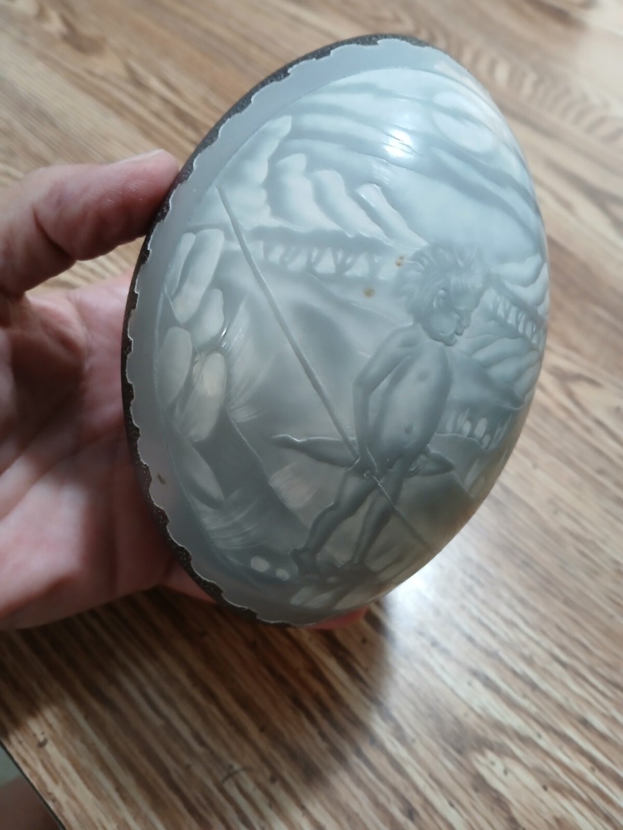 Carved Emu Eggs