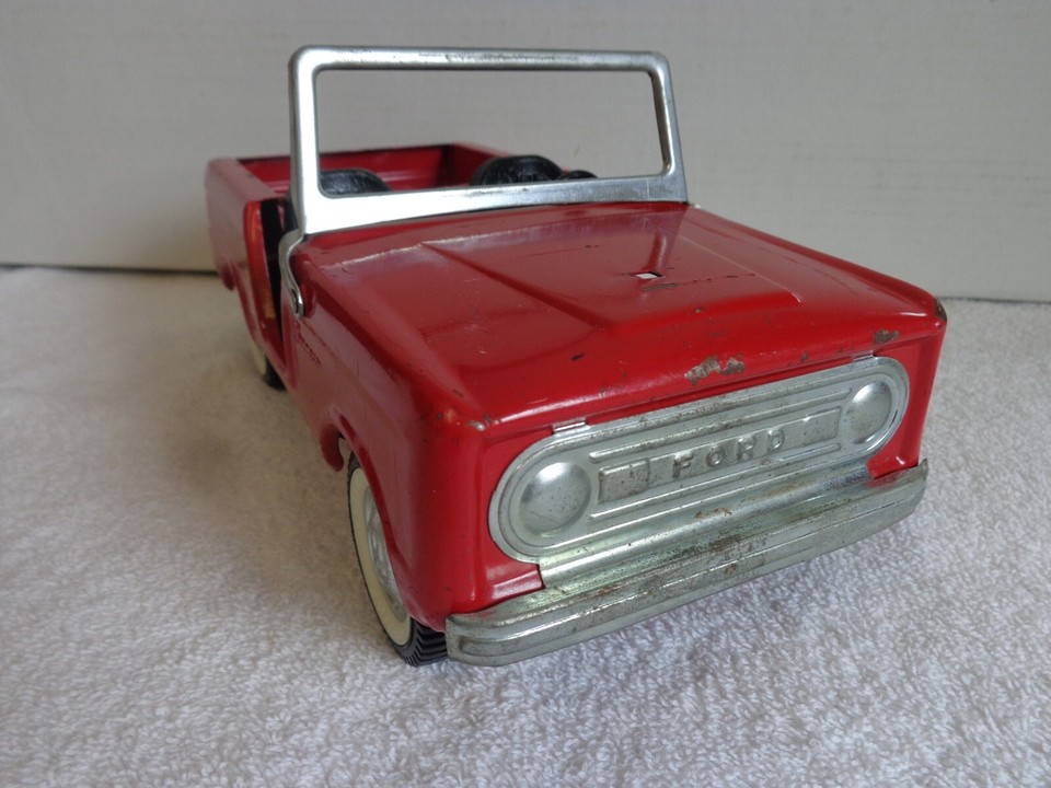 **Nylint 1960's Ford Bronco Fire Chief Vintage Toy Pressed Steel 11 ...
