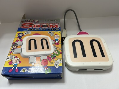 Sega Saturn Sbom Multi Tap HC-736 Hudson Bomberman Japan JP Game w/Box ...