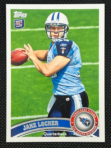 2011 Topps Jake Locker RC ROOKIE #430 Titans 9422 | eBay