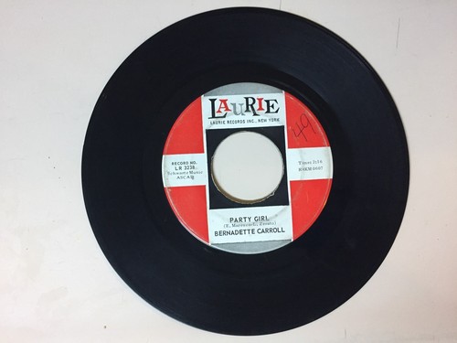 ROCK 45 RPM RECORD - BERNADETTE CARROLL - LAURIE LR 3238 | eBay