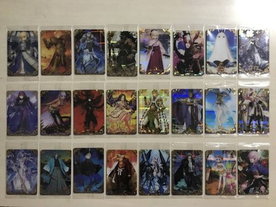 Fate Grand Order FGO Wafer Card Complete set All 24 types BANDAI ...