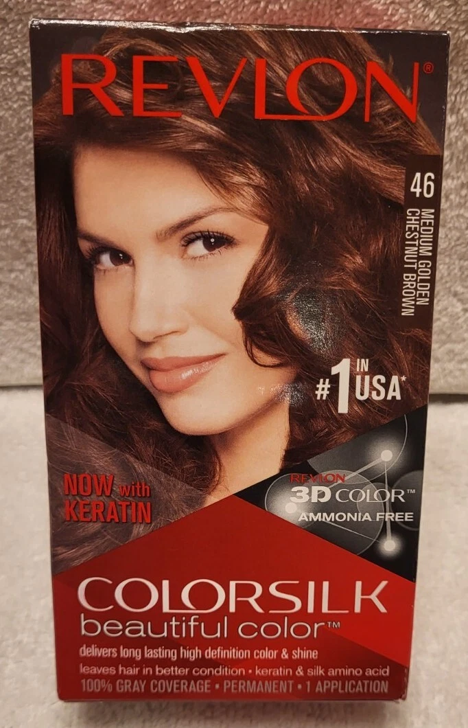 Revlon Colorsilk Medium Golden Chestnut Brown