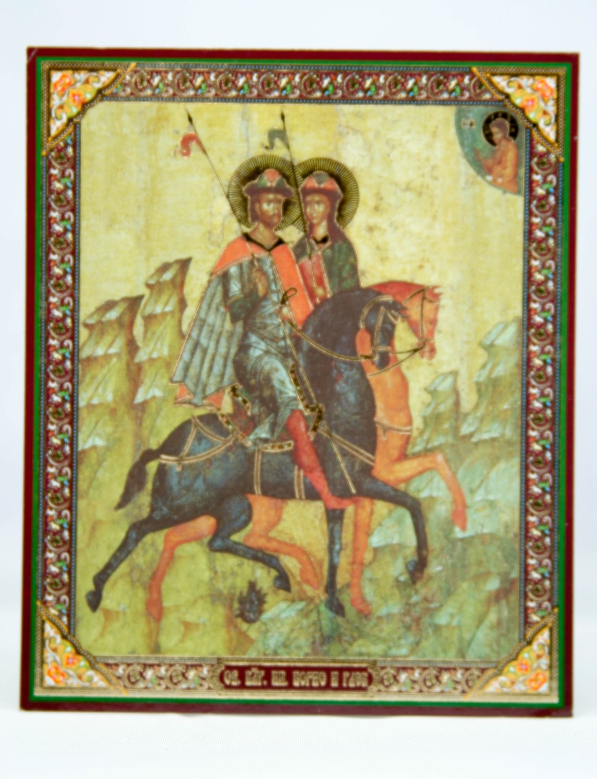 Princes Boris And Gleb Orthodox Icon Икона Борис И Глеб Die Prinzen ...