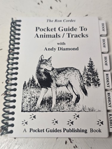 Pocket Guide to Animals Tracks Birds Hiking Hunting Birding Margin ...
