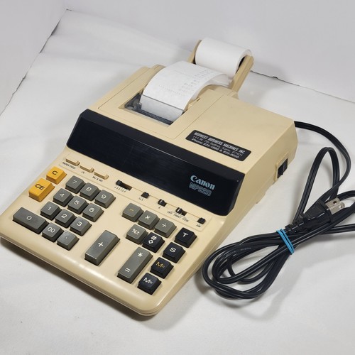 Canon MP22D Printer Calculator Desktop Adding Machine Tested See VIDEO ...