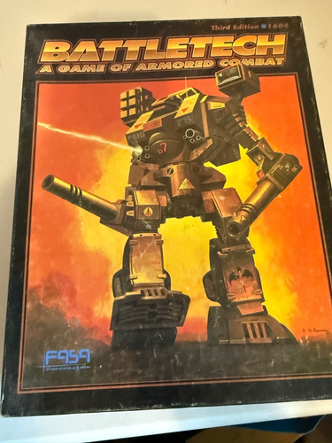Battletech A Game of Armored Combat Third Edition 1604 Fasa Corporation ...