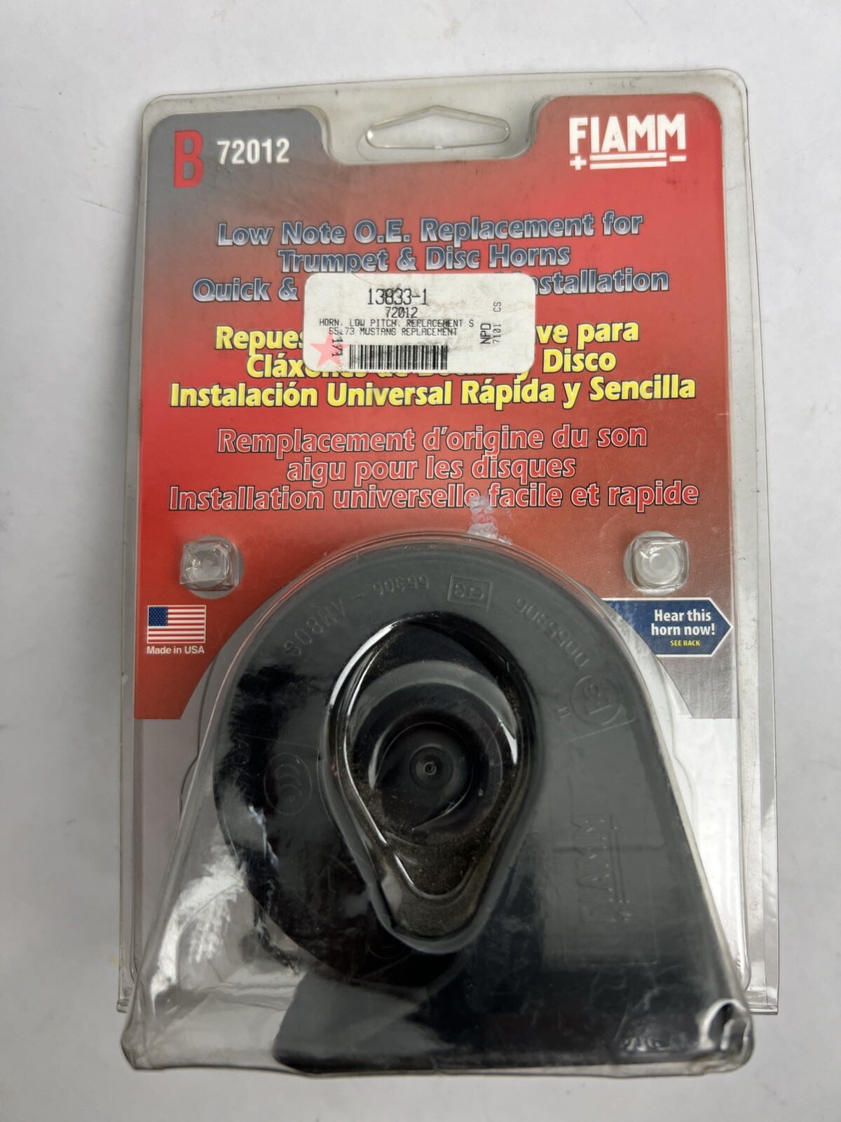 Fiamm 72012 Horns - Horn for sale online | eBay