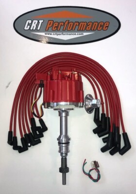 FORD 5.0L 302 EFI to Carb Conversion HEI Distributor RED + 8mm HP Plug ...