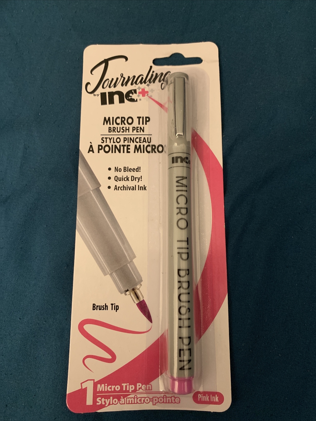 Inc. Journaling Micro Tip Brush Pen Pink, 1-ct. | eBay
